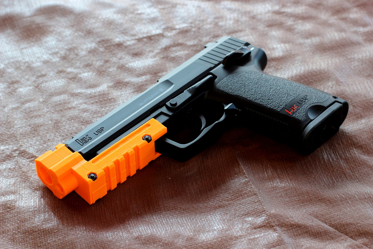 RE4 SG-09 R Type III Frame-Mount Compensator for USP Airsoft GBB NBB P ...