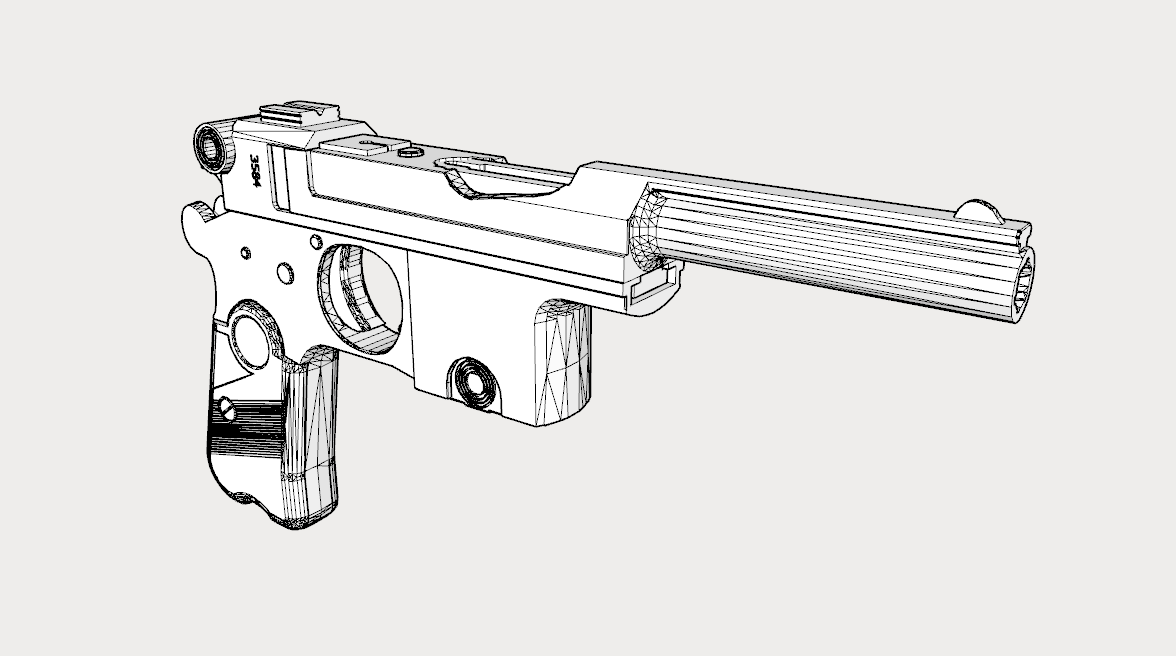 M1910 Pistol Replica (PE+) - Historical Firearm Reproduction - Assassi ...