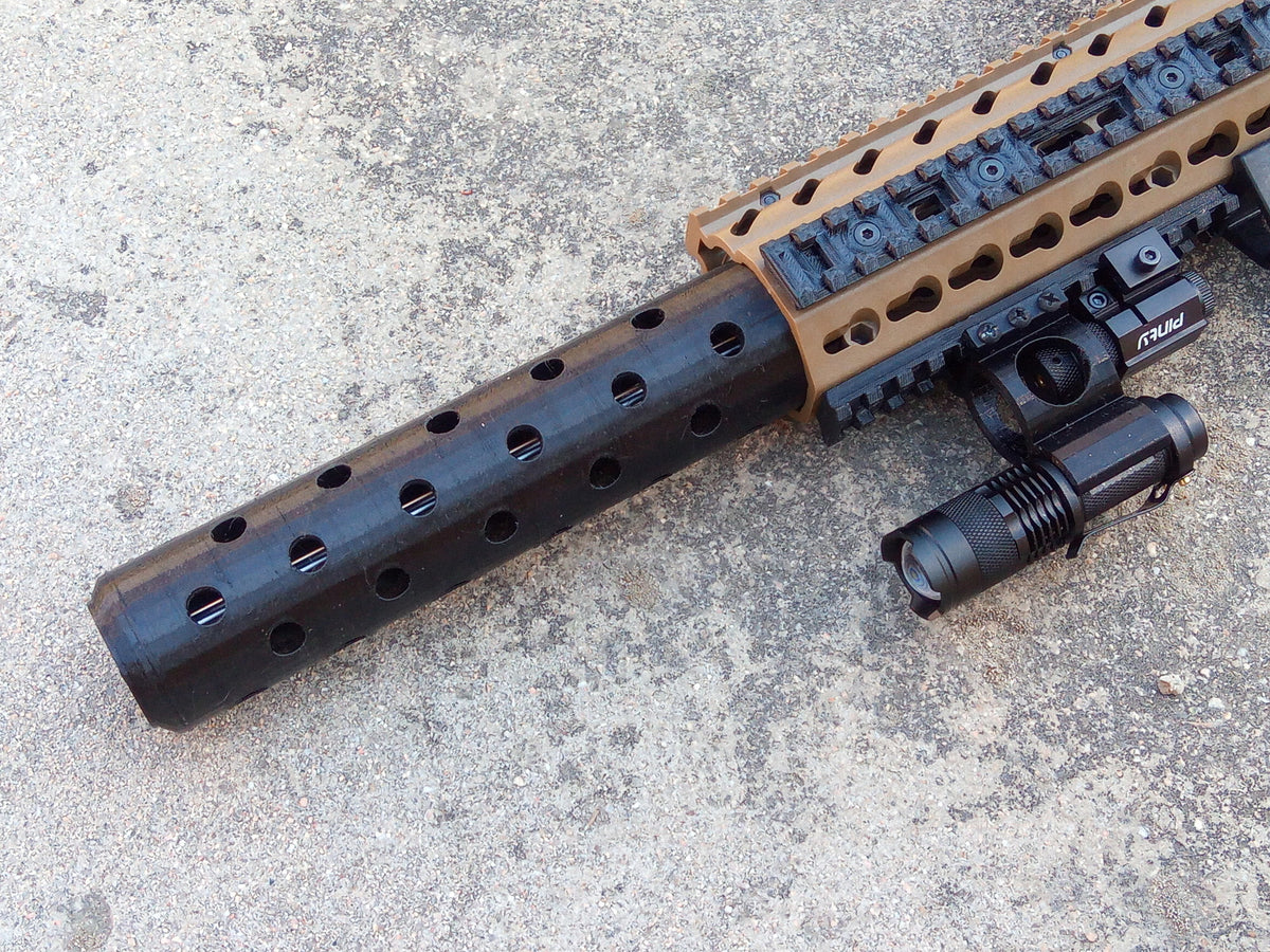 MCX A310 Barrel Shroud Muzzle Device - for Air Rifle - Mock Muzzle Bra ...