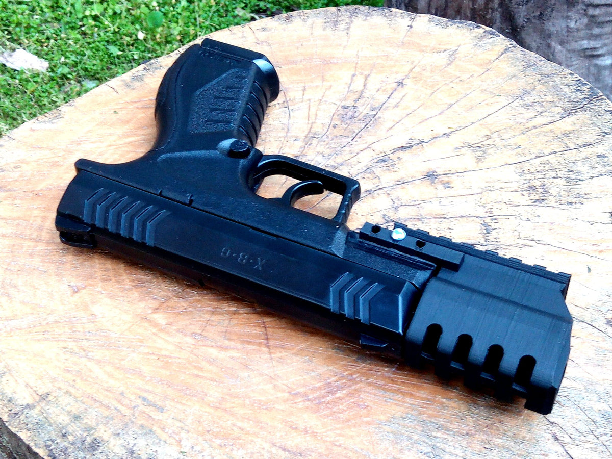 J.W. Frame Mounted Compensator with 7-Slots Rail for Combat Zone Enfor ...