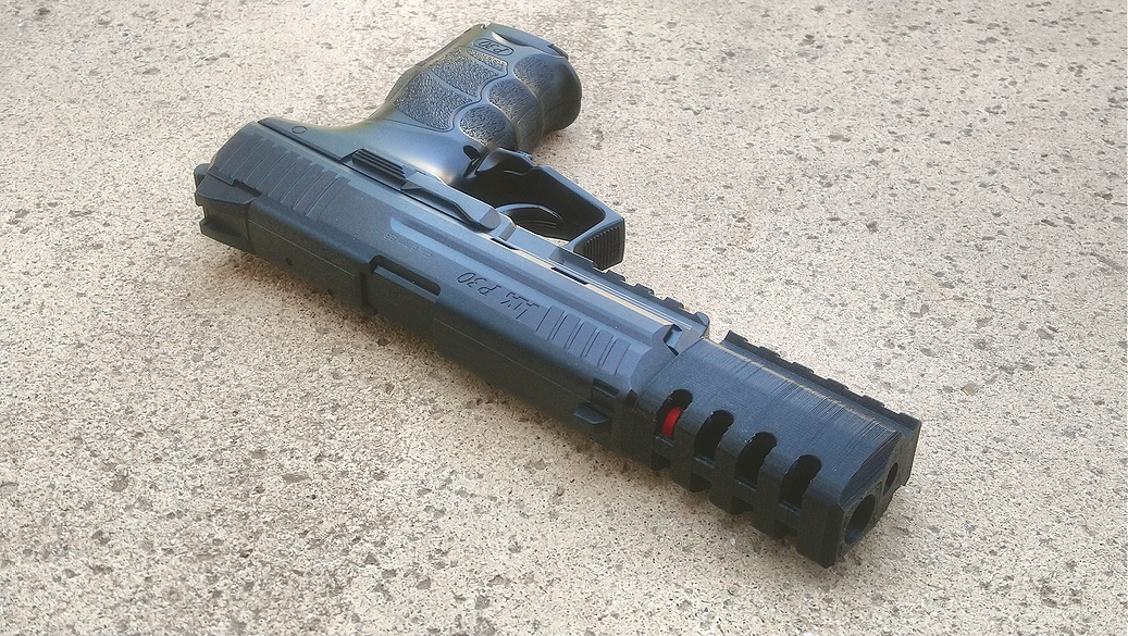 Airsoft3D J.W. Airsoft Compensator V3 (PE+) - for Airsoft Pistol Rifle ...