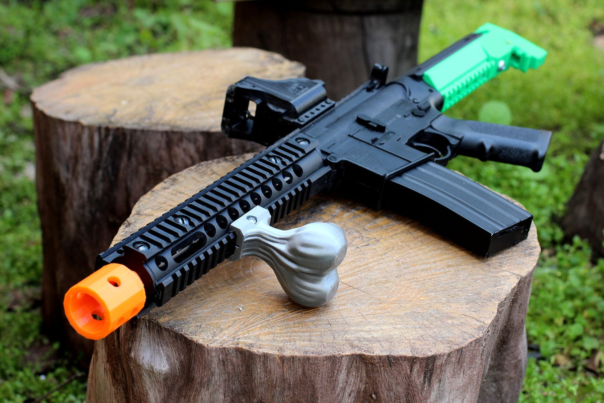 Tactical Balls Sack Foregrip for Nerf / Hyper / Pro / Rival Rail and P ...
