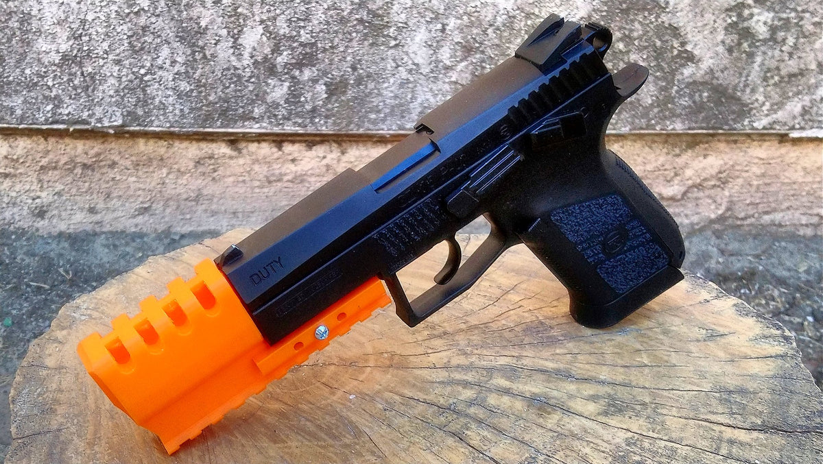 J.W. Frame Mounted Compensator with 10-Slots Rail for CZ75 P-07 Duty A ...